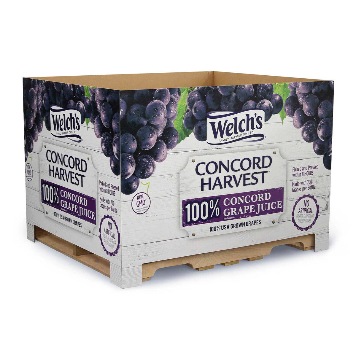 Pallet Skirt - Exposed Pallet Optional Rollover — Bennett